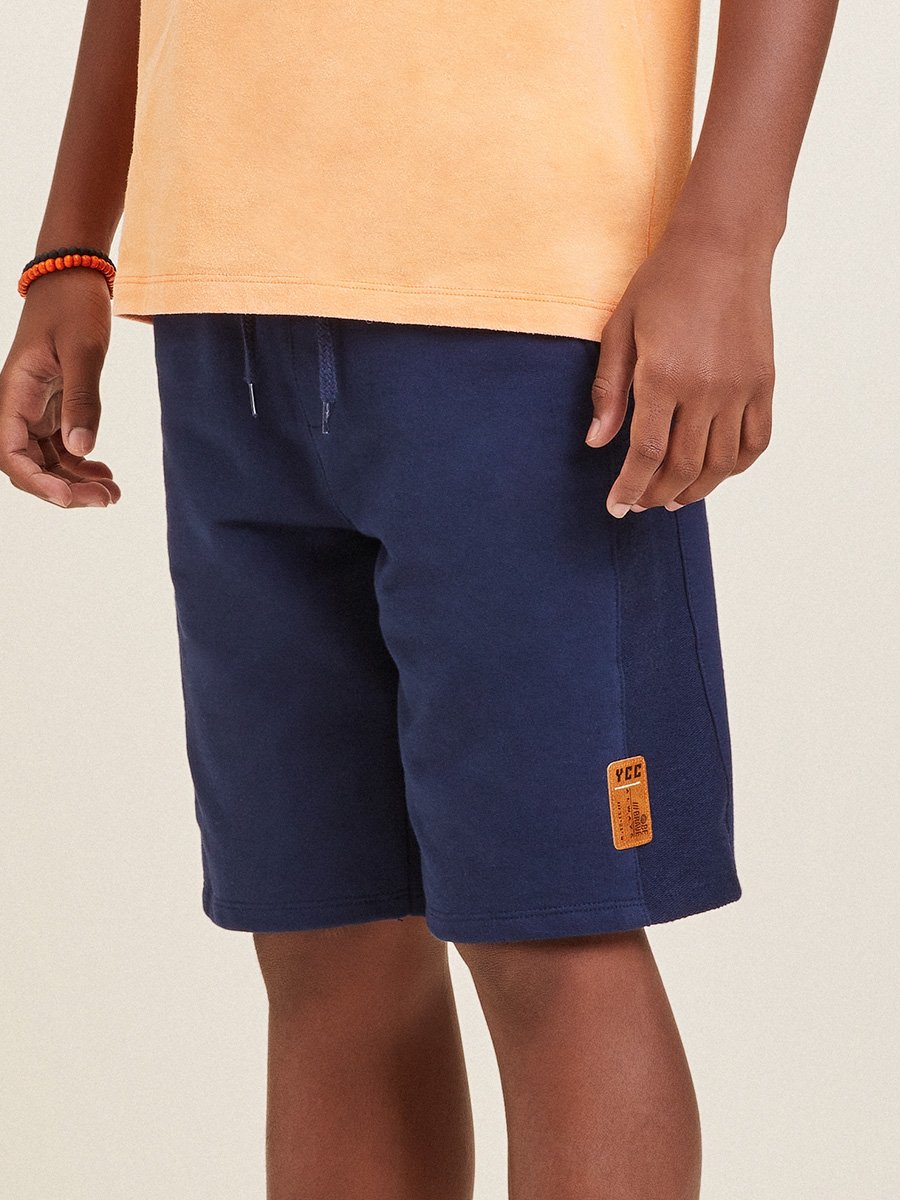 Bermuda Azul Marinho de Moletom