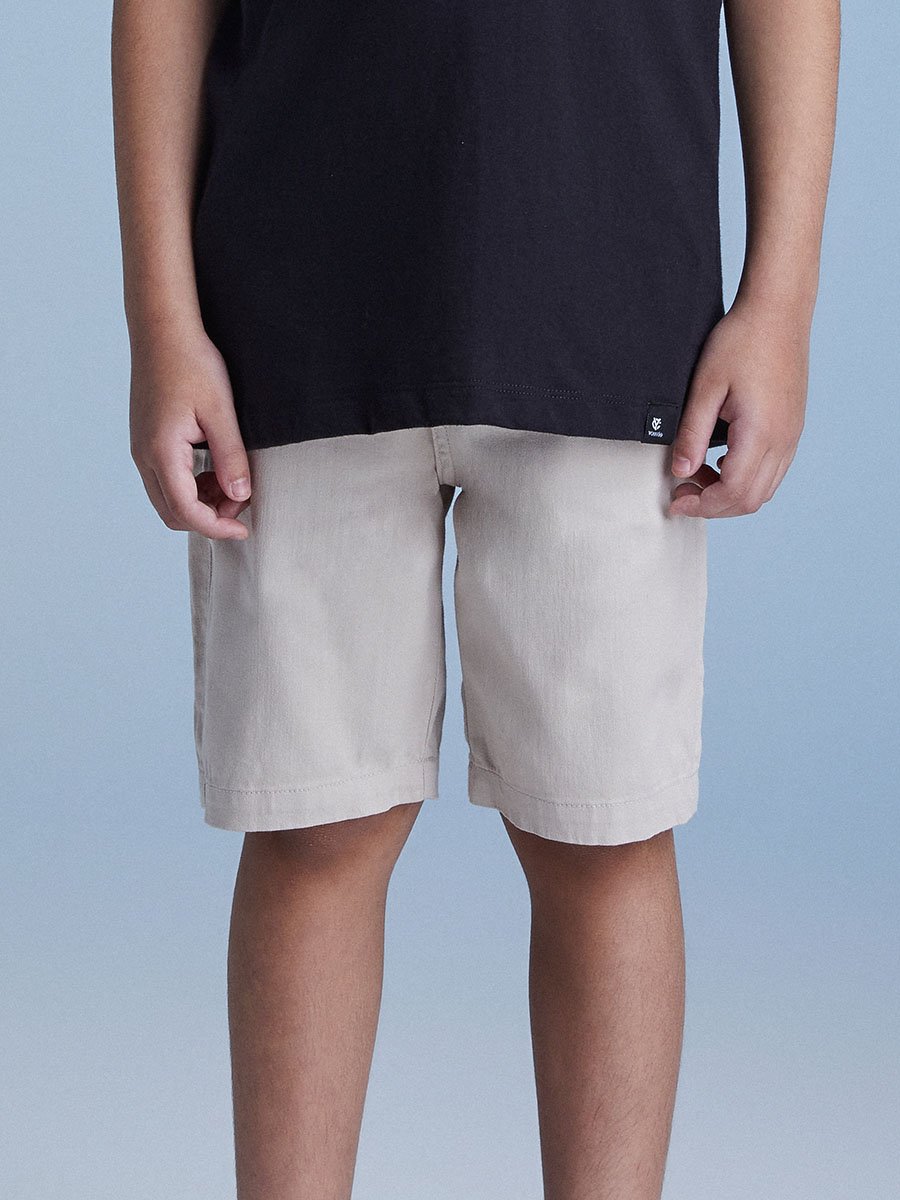 Bermuda de Sarja Bege