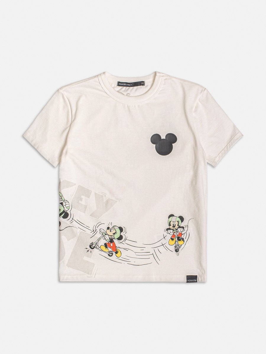 Camiseta Off White do Mickey Mouse