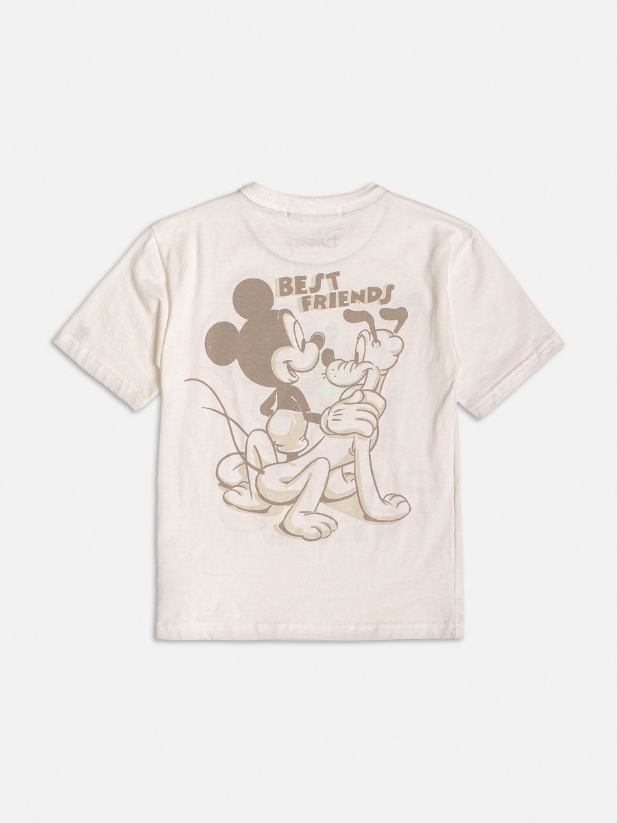 Camiseta Off White do Mickey e Pluto