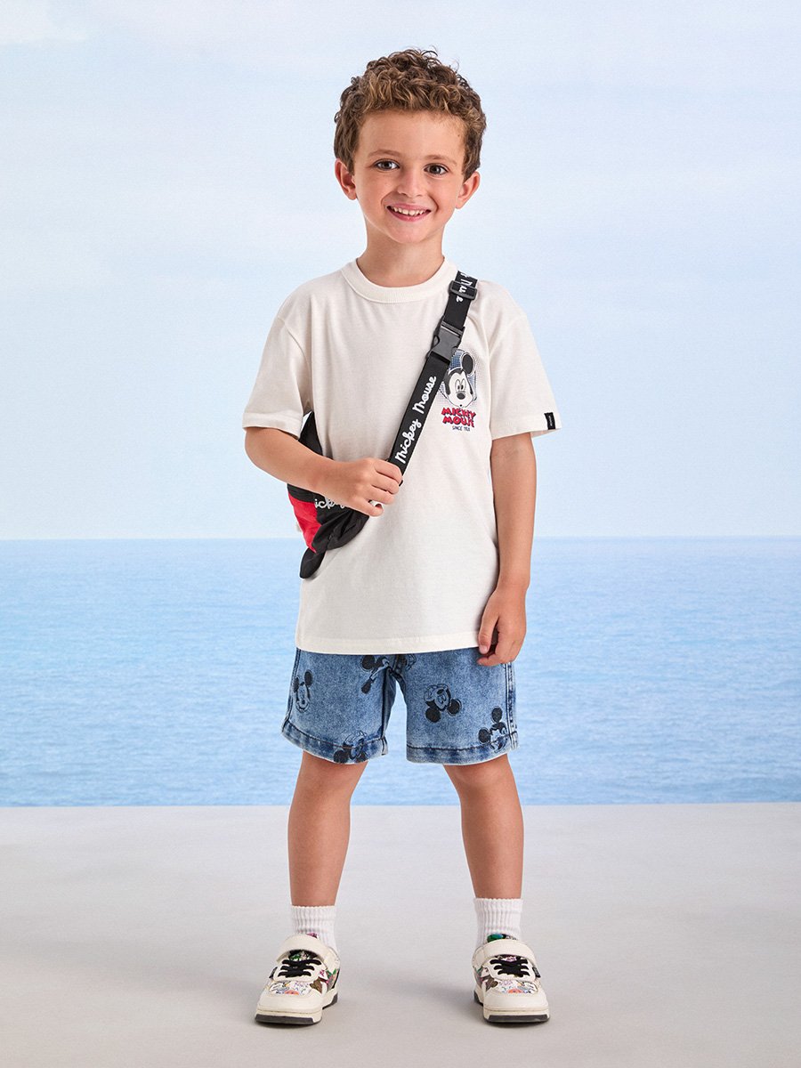 Conjunto Off White do Mickey Mouse
