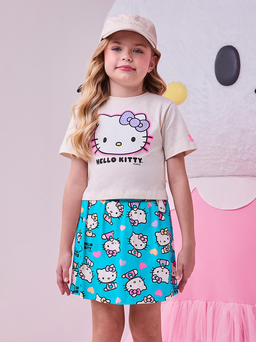 Conjunto Azul da Hello Kitty Colors