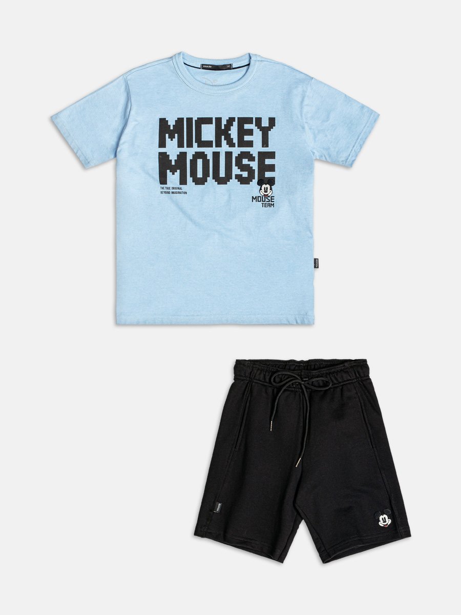 Conjunto Azul do Mickey Mouse