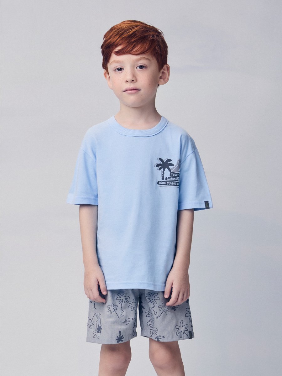 Conjunto Infantil com Estampa Tropical